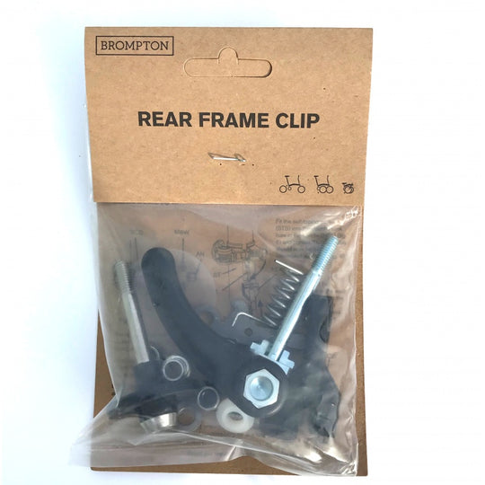 Brompton Rear Frame Clip Retrofit Kit with QR Seat Clamp – Bikeary ...